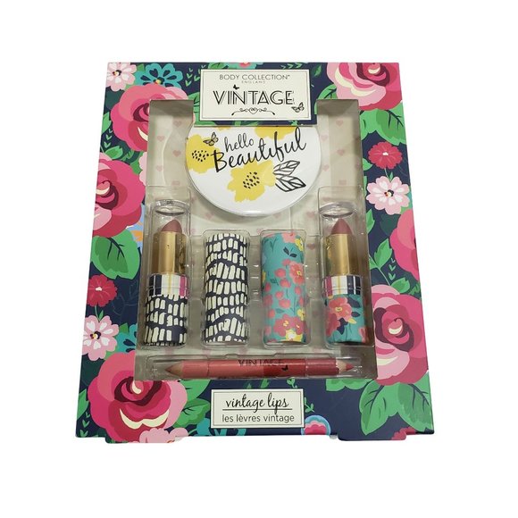 Body Collection | Makeup | Body Collection Vintage 4 Piece Lips Set ...